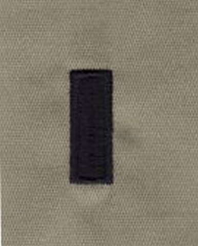 Collar Rank Insignia - Cloth Sew-On - Air Force 1st Lt. - 20% Off